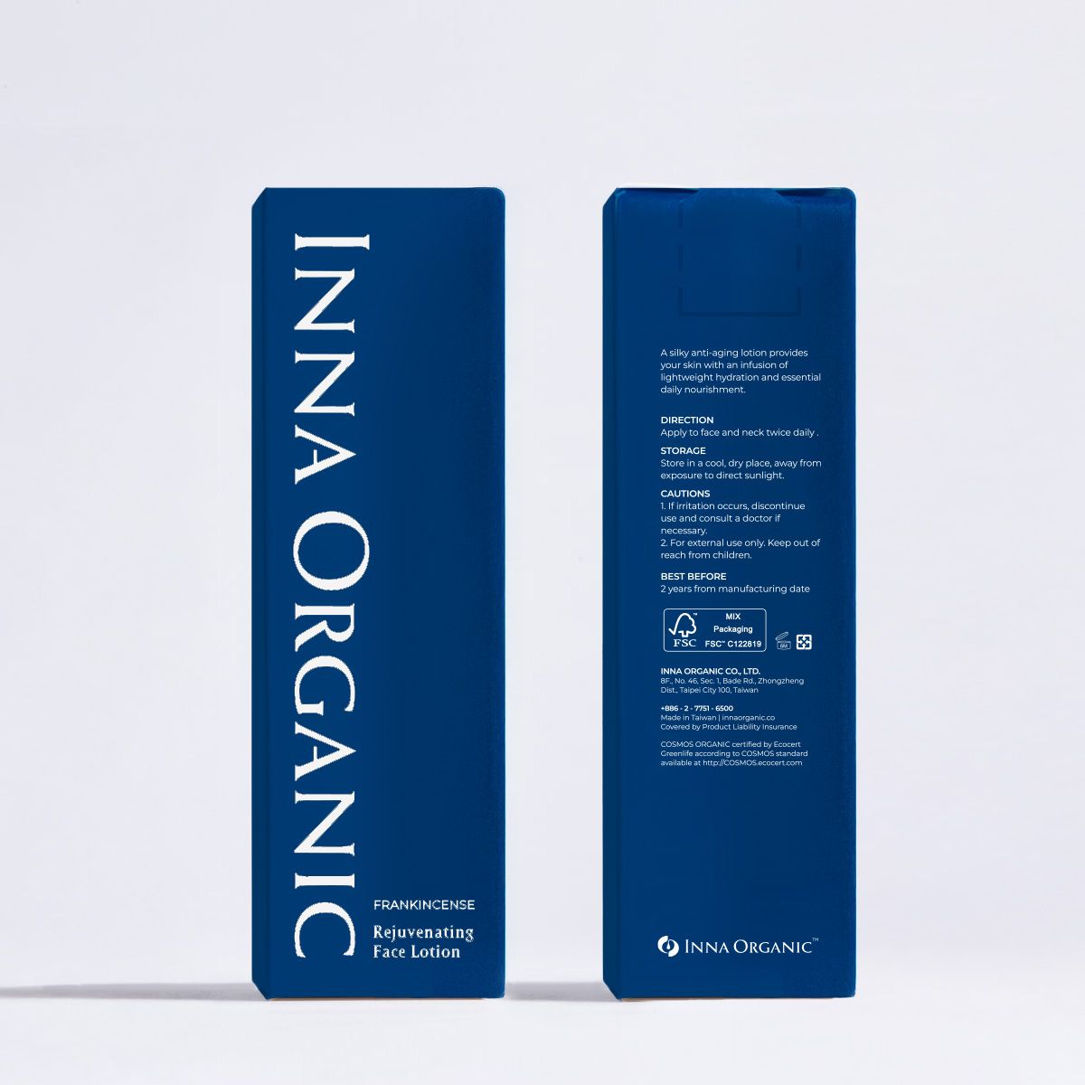 Inna Organic 童顏有機 乳香活膚修護乳 - Organic we 對得住地球基地